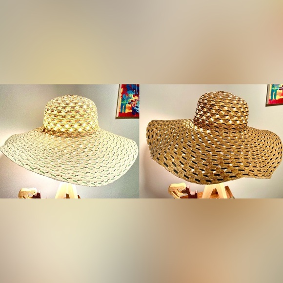 H by Halston | Accessories | H By Halston Bundle Wide Brim Floppy Sun ...